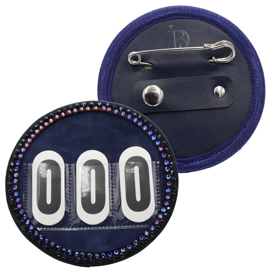 Round competition numbers blue nuances - Design Yourself. - Round show ...
